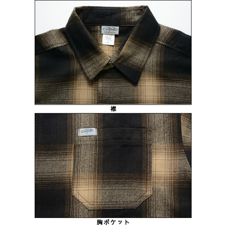 Cal Top キャルトップ チェックシャツ CALTOP L/S PLAID SHIRT シャツ カルトップ 長袖シャツ ネルシャツ ...