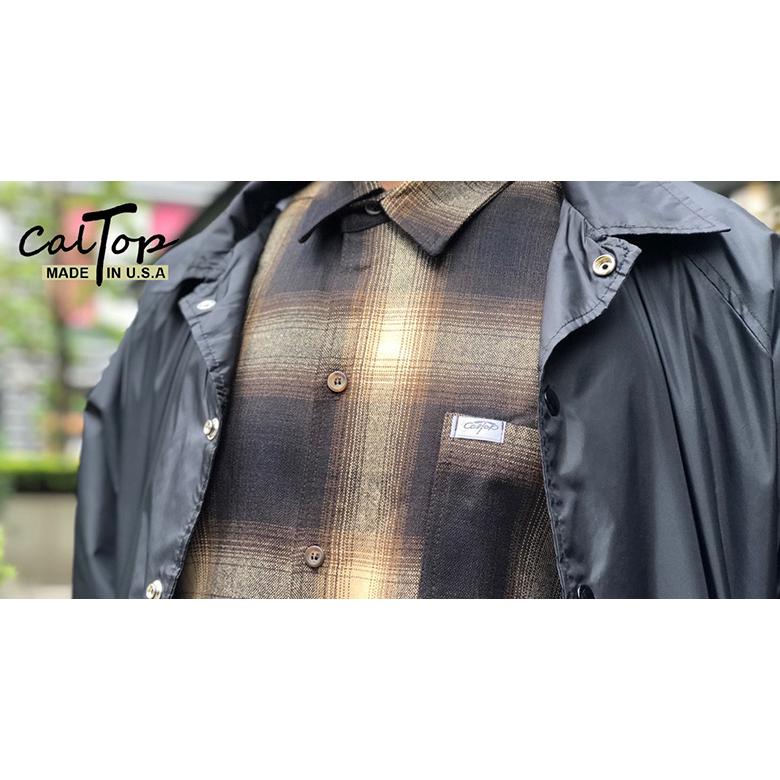 Cal Top キャルトップ チェックシャツ CALTOP S/S PLAID SHIRT シャツ カルトップ 半袖シャツ ネルシャツ オンブレチェック #2000 : PAJABOO ...