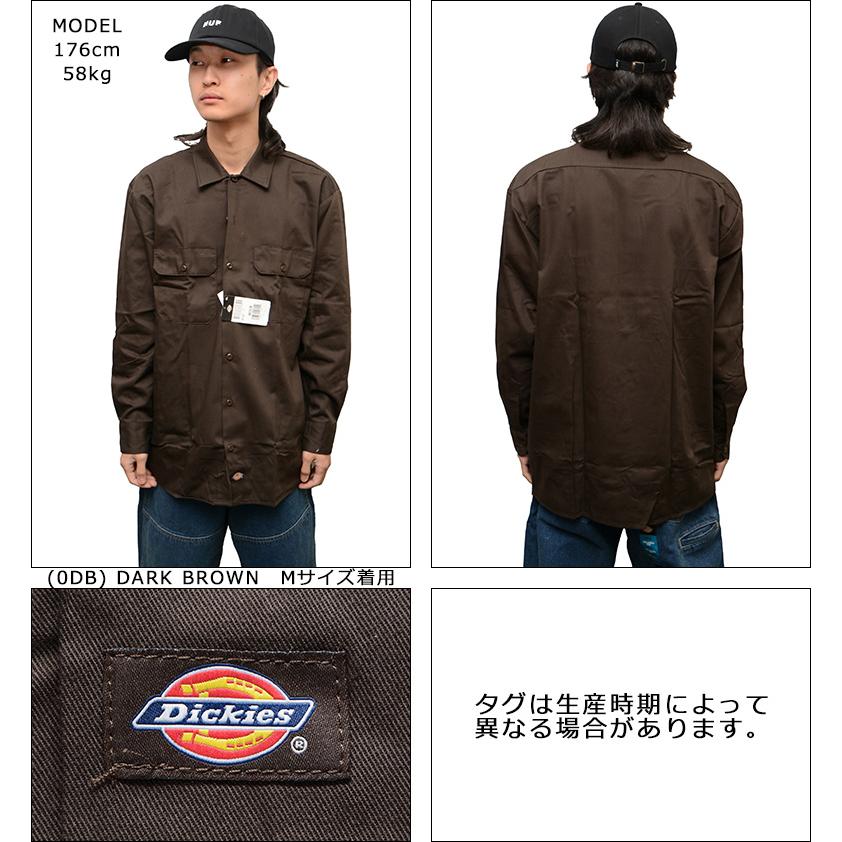 Dickies ディッキーズ 574 ワークシャツ メンズ DICKIES L/S TWILL WORK SHIRT ディッキーズ574 シャツ 長袖シャツ セットアップ対応 アメリカ規格 ...