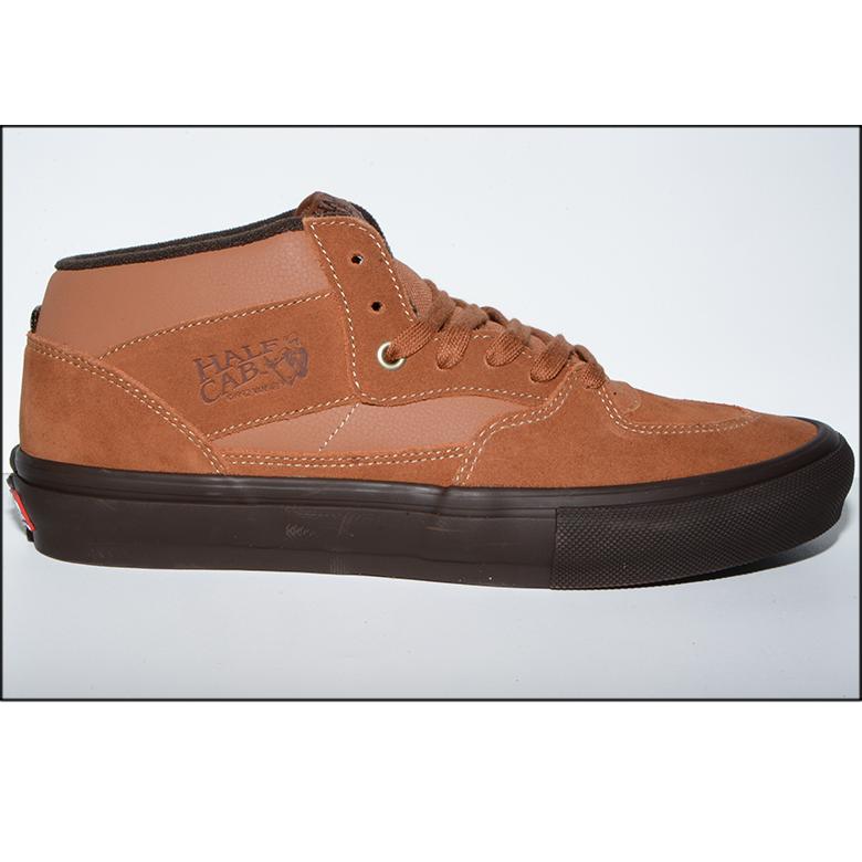 VANS（ヴァンズ） バンズ スニーカー VANS SKATE HALF CAB GOLDEN BROWN / GUM 正規取扱店 ハーフ ...