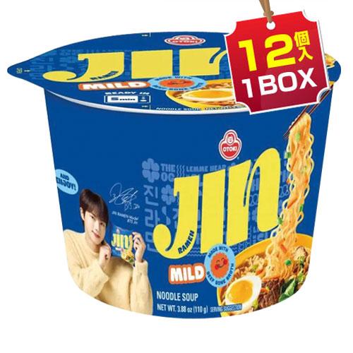 オットギ ジンラーメン ビッグカップ麺 マイルド 1BOX=110g×12個入 カップラーメン 韓国ラーメン インスタント 韓国食品 【まとめ買いお得★1個当り230円】 : 八道韓国食品 ...