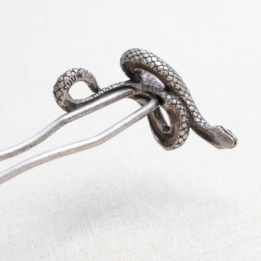 おしゃれなかんざし ヘビ 蛇 数 SUU PalnartPoc直営 アクセサリー 可愛い パルナートポック姉妹ブランド 大蛇かんざし(ブラック) : パルナートポックストア Yahoo!店 ...