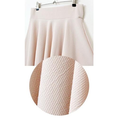 SALE セール 美脚ライン＆ドレープ!!フェミニン♪ウエストゴム/リラックスフレアミニスカート/ボトムス : 10011918 ...