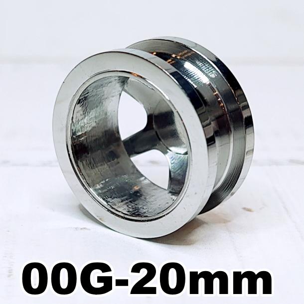 トンネル 00G 12mm 14mm 16mm 18mm 20mm ステンレス シルバー ボディピアス ホイール 車 車輪 : PANCHAN Yahoo!店 - 通販 - Yahoo!ショッピング