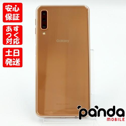 【あすつく、土日、祝日発送】中古品【Bランク】楽天版SIMフリー Galaxy A7 SM-A750C ゴールド SAMUSNG #6474 ...