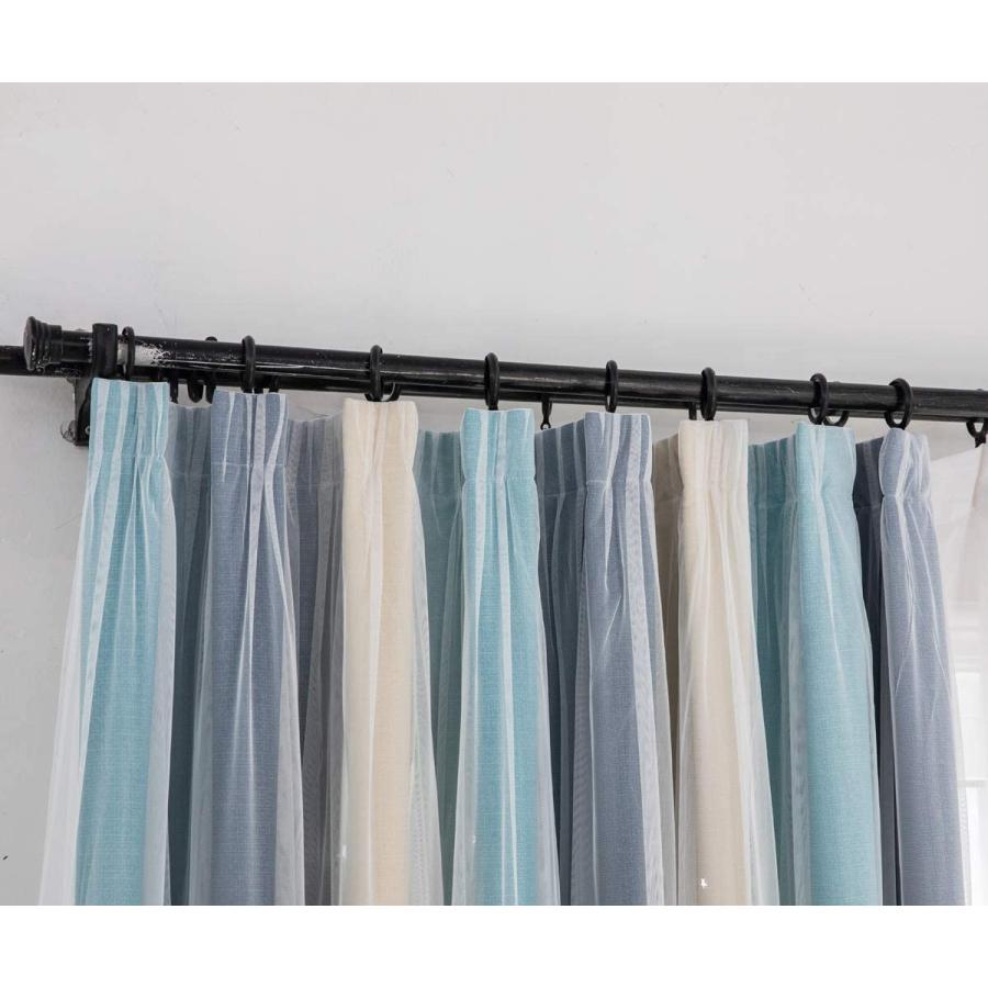 カーテン 姫系 遮光カーテン グラデーション 可愛い 透かし彫り 星柄 おしゃれ 二重カーテンレース 混合色 虹色 寝室 出窓 リビング 子供部屋 インテリア : 226-b08ng ...