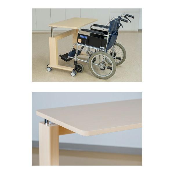 【法人限定販売】介護用昇降テーブル らくらくテーブル 1人用 TN-101 テクノム │ 介護テーブル 机 食卓テーブル ダイニングテーブル 作業台 デスク 病院 施設 : 介護BOX ...