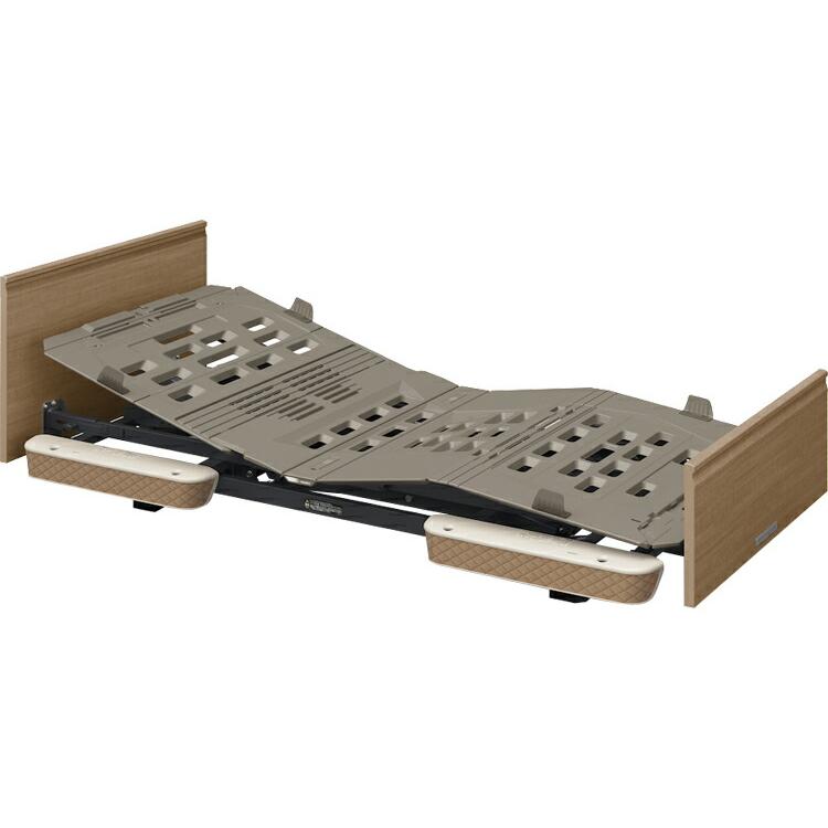 パラマウントベッド 【個人宅限定価格】介護ベッド 楽匠プラス 木目ボード 3モーター X脚タイプ 83cm幅 ミディアム KQ-A3129（スマートハンドル別売り） : 介護BOX パンドラ ...