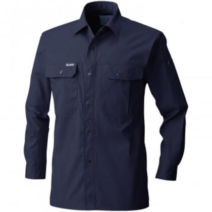 桑和 195 長袖シャツ Lサイズ ネイビー(1) BULL WORKS |b03 : panfam - 通販 - Yahoo!ショッピング