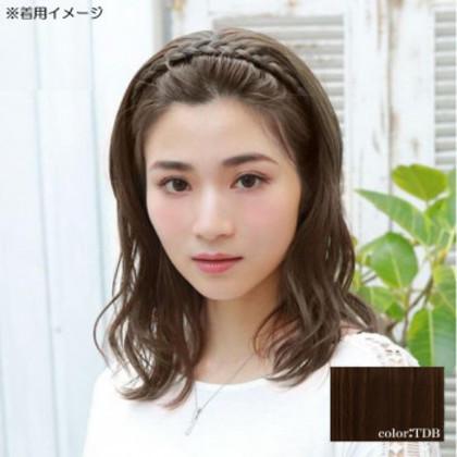 プリシラ カチューシャヘアプラス みつあみタイプ 耐熱 TDB ダークブラウン PG-10 |b03 : panfam - 通販 - Yahoo!ショッピング