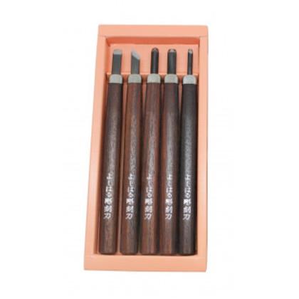 よしはる彫刻刀 紙箱入 5本組 H-5 |b03 : panfam - 通販 - Yahoo!ショッピング