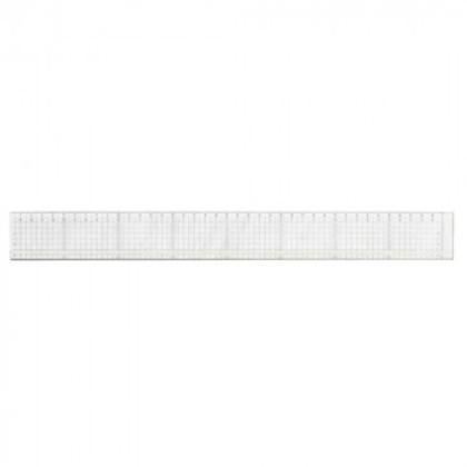 方眼カッティング定規 40cm型 ポリマー樹脂製すべり止め付き 014-0164 |b03 : panfam - 通販 - Yahoo!ショッピング