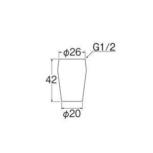 SANEI 回転ホース金具 PU86TF |b03 : panfam - 通販 - Yahoo!ショッピング