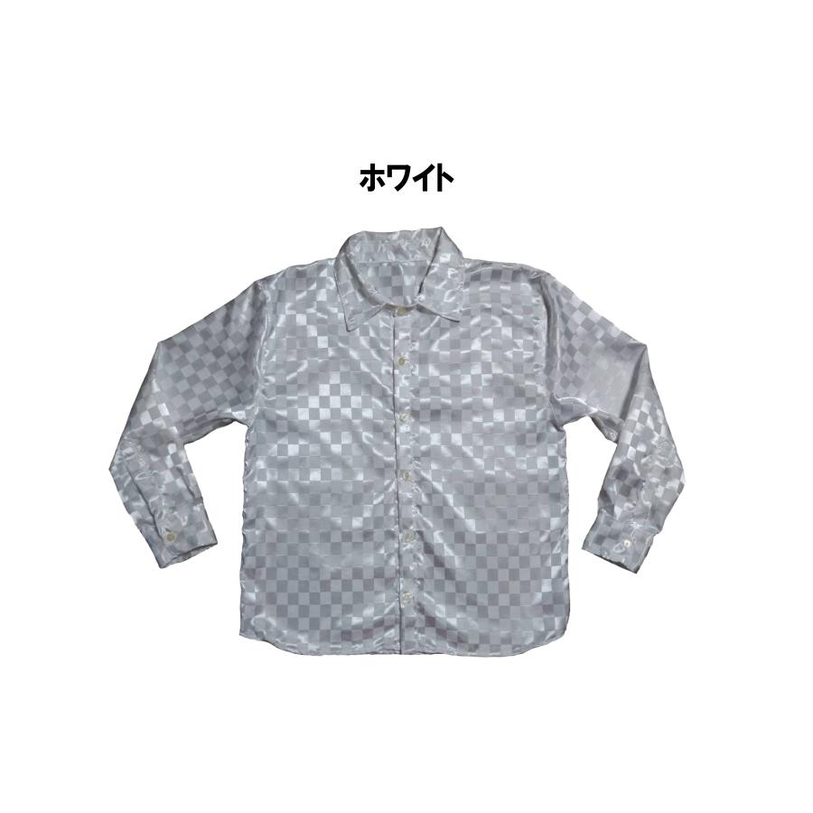 PANSY PANIC/パンジーパニック サテンブロックチェック長袖シャツ サイズ100.110.120 : 2510 : pansy panic - 通販 - Yahoo!ショッピング