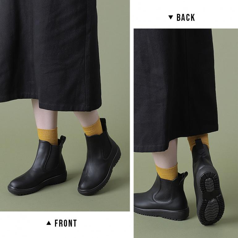 PANSY ブーツ レディース シンプル オシャレ サイドゴア ゴム 靴 3E パンジー pansy 生活防水 4810 : パンジーYahoo!店 - 通販 - Yahoo!ショッピング