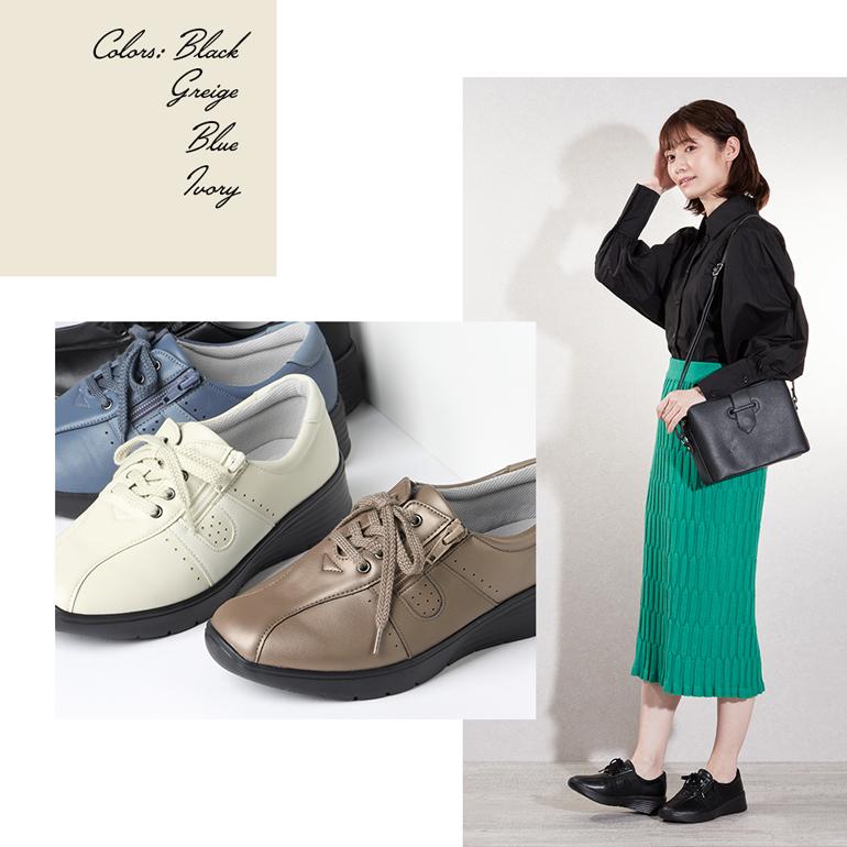 PANSY スニーカー レディース 靴 シューズ レースアップ 幅広 ゆったり 5E ファスナー 抗菌防臭 パンジー pansy 4428 : パンジーYahoo!店 - 通販 - Yahoo ...