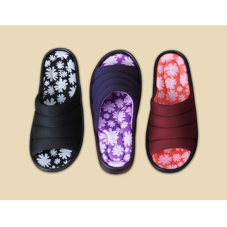 PANSY サンダル 花柄 レディース つっかけ ソフト 伸縮 靴 パンジー pansy 6841 : パンジーYahoo!店 - 通販 - Yahoo!ショッピング