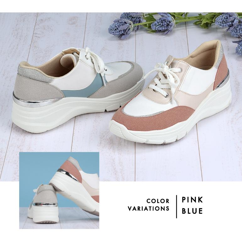 PANSY スニーカー 靴 シューズ 厚底 紐靴 ハンズフリー パステル ラメ 脚長 レディース 3E パンジー pansy 7506 : パンジーYahoo!店 - 通販 - Yahoo ...
