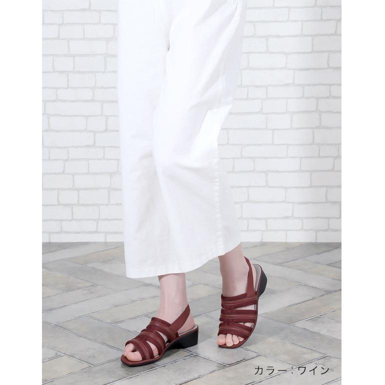 サンダル バックベルトサンダル バックストラップ メッシュ 爽やか ソフト フレキシブル レディース 靴 パンジー pansy BB5168 ...