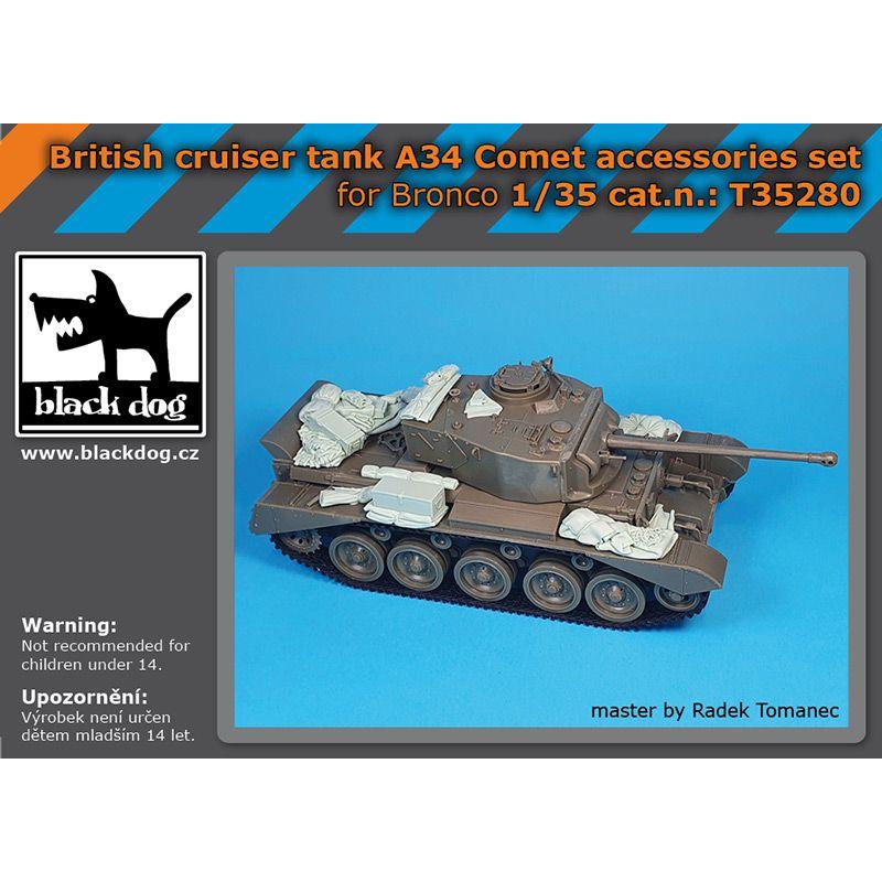 ブラックドッグ T35280 1/35 イギリス巡航戦車 A34コメット アクセサリーセット (タミヤ用) : ホビーショップ パンツァーレーア - 通販 - Yahoo!ショッピング