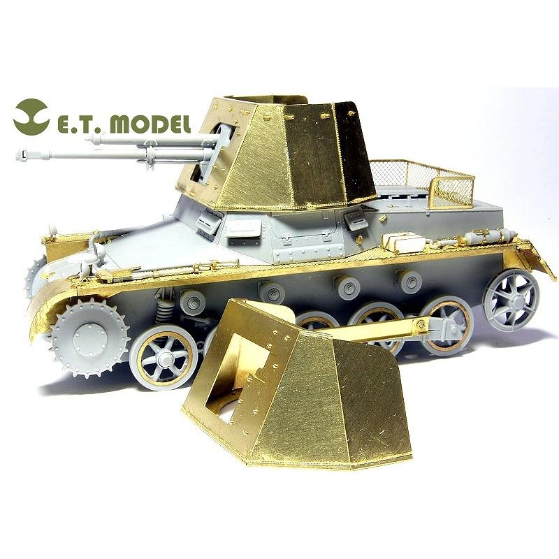 E.T.モデル E35-015 1/35 WWII ドイツ I号 4.7cm 対戦車自走砲 装甲板(後期型)(ドラゴン 6230用） : ホビーショップ パンツァーレーア - 通販 ...