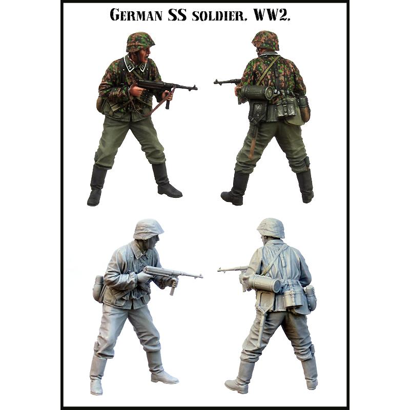 ★20%OFF★ エボリューション EM-35172 1/35 WWII ドイツ武装SS兵士(1体) : ホビーショップ パンツァーレーア ...