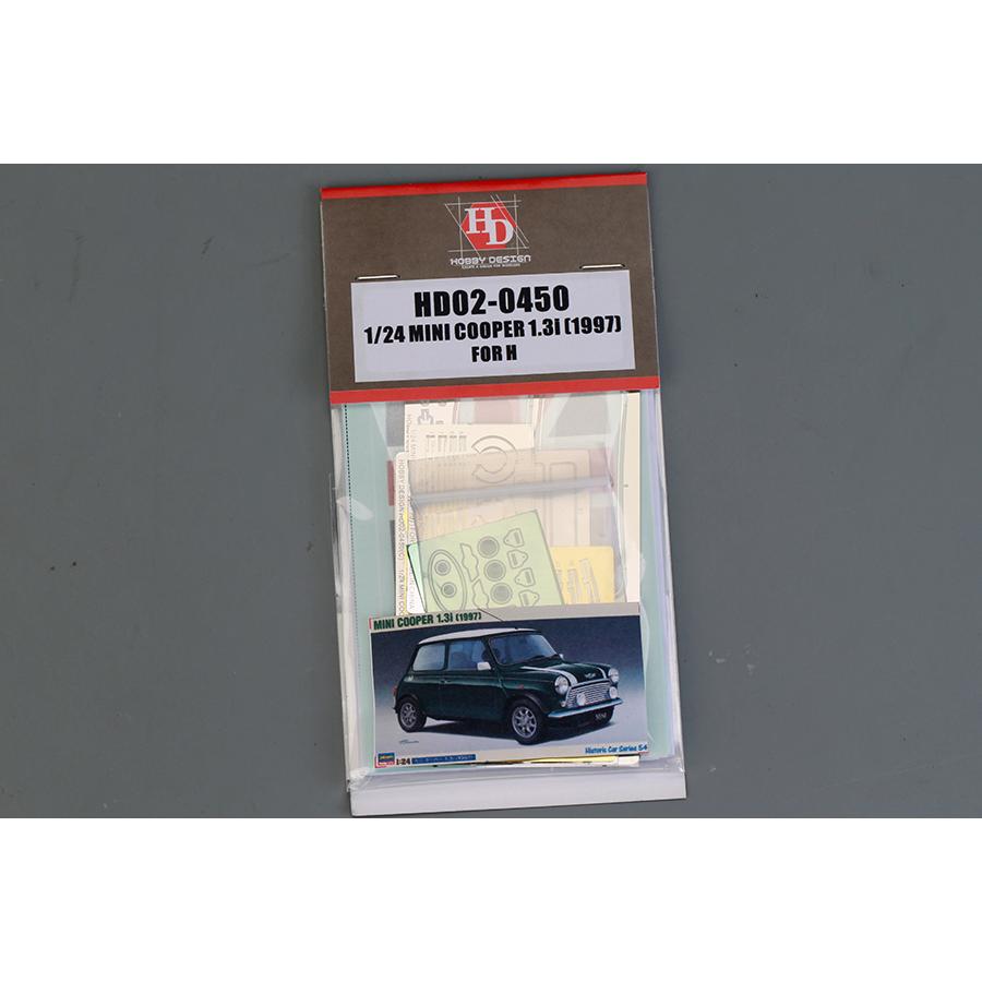 ホビーデザイン HD02-0450 1/24 ミニクーパー1.3i (1997) (ハセガワ21154用)（エッチングパーツ+デカール+レジン） : ホビーショップ パンツァーレーア - 通販 ...