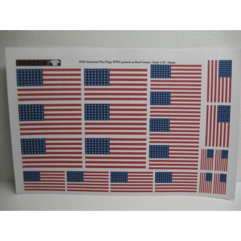 リアリティインスケール 35182 1/35 WWII アメリカ国旗 - 20 枚 本物のコットン シートに印刷 : real-ris35182 : ホビーショップ パンツァーレーア - 通販 ...