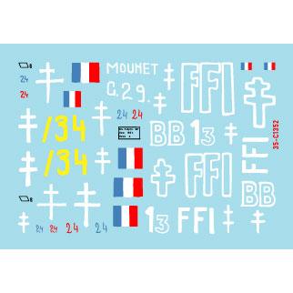 スターデカール 35-C1352 1/35 フランスのレジスタンス #2 奪還された 戦利品の戦車 : ホビーショップ パンツァーレーア ...