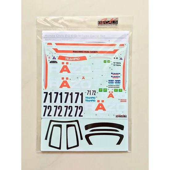 SKデカール SK24036 1/24 ホンダ シビック EG6 Razo Trampio（ハセガワ用） : ホビーショップ パンツァーレーア - 通販 - Yahoo!ショッピング