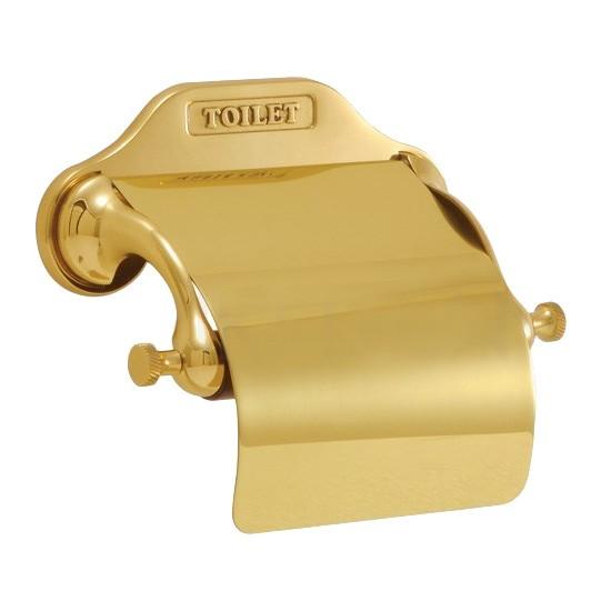 シンプルペーパーホルダー（クラシックブラス） レトロな金色のトイレットペーパーホルダー GI-033046 : パパサラダ 蛇口と洗面ボウルの ...