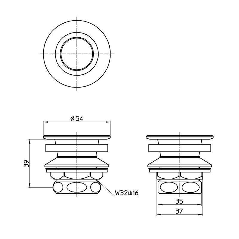 SANEI（水栓金具） 最安値挑戦中 【SANEI 三栄】H31-25 丸鉢排水栓 25mm フクロナット付き パッケージなし 排水栓 丸鉢金物 排水口 目皿 排水金具 サンエイ : パパ ...