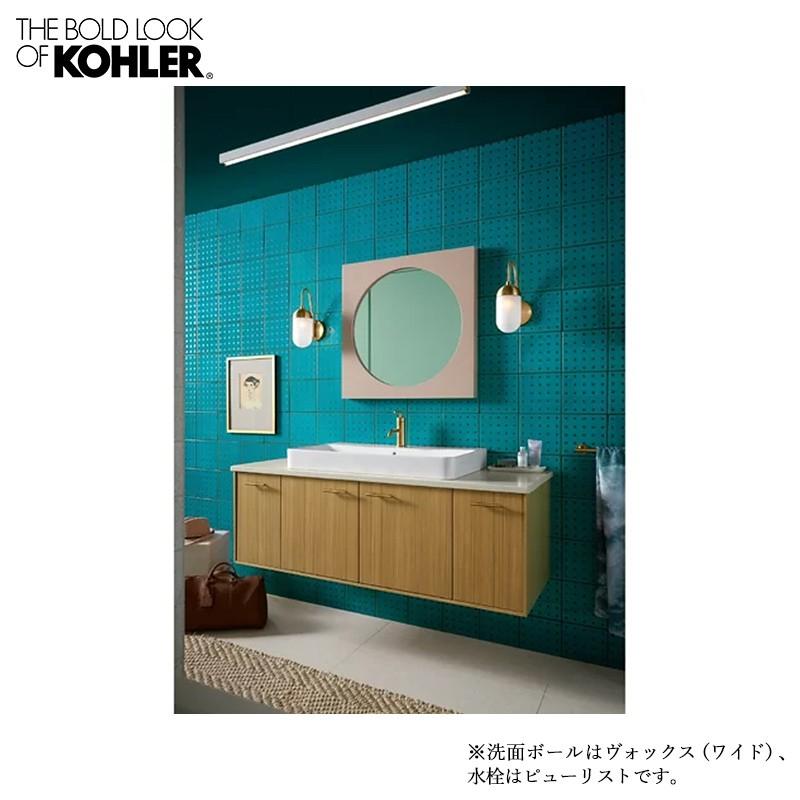 KOHLER（コーラー） 【完売】正規輸入品 洗面ボウル VOX ヴォックス ワイド ベッセル型 洗面器 1ホール K-2749T-1-0 ...
