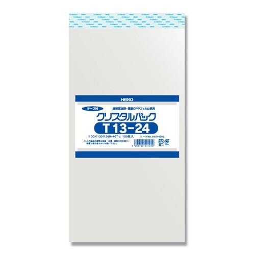 クリスタルパック T13-24(100枚入) : s-jb-006744300 : ペーパープラザ - 通販 - Yahoo!ショッピング
