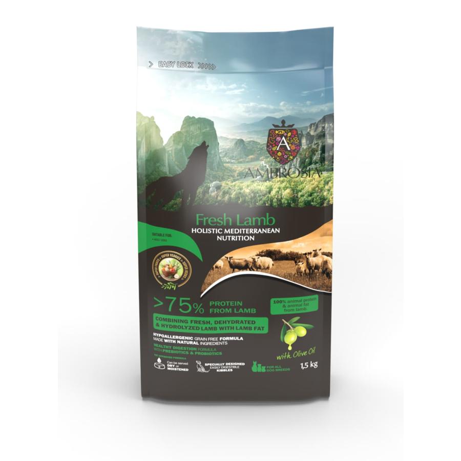 犬ドライフード 32811 TriccoInternational アンブロシアHMNラム 5kg×1セット : ルークランオンライン - 通販 - Yahoo!ショッピング