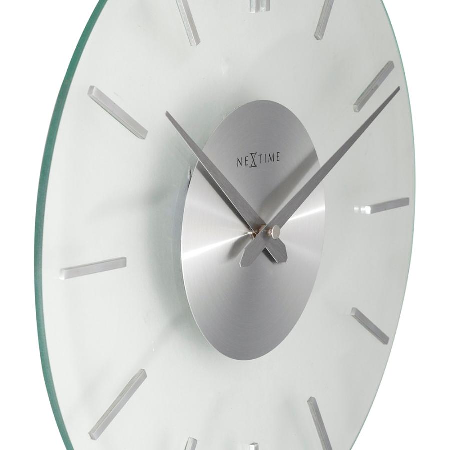 アウトレット75%OFF NEXTIME ネクスタイム 壁掛け時計 スモールストライプ クリア 時計 おしゃれ スイープ 静か 無音 ウォールクロック : ルークランオンライン - 通販 ...