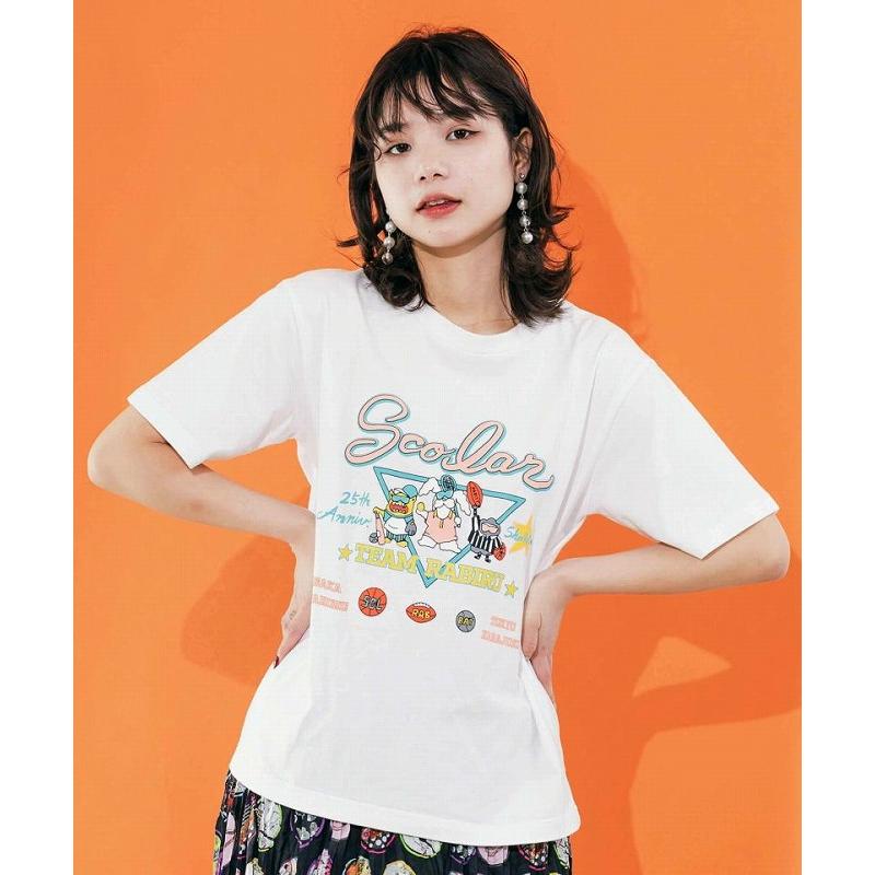ScoLar Tシャツ SALE スカラー 142618 ScoLar25周年記念杯 スポーツ大会プリントTシャツ トップス カジュアル ポップ レトロ 原宿系 個性的 : Pappa ...