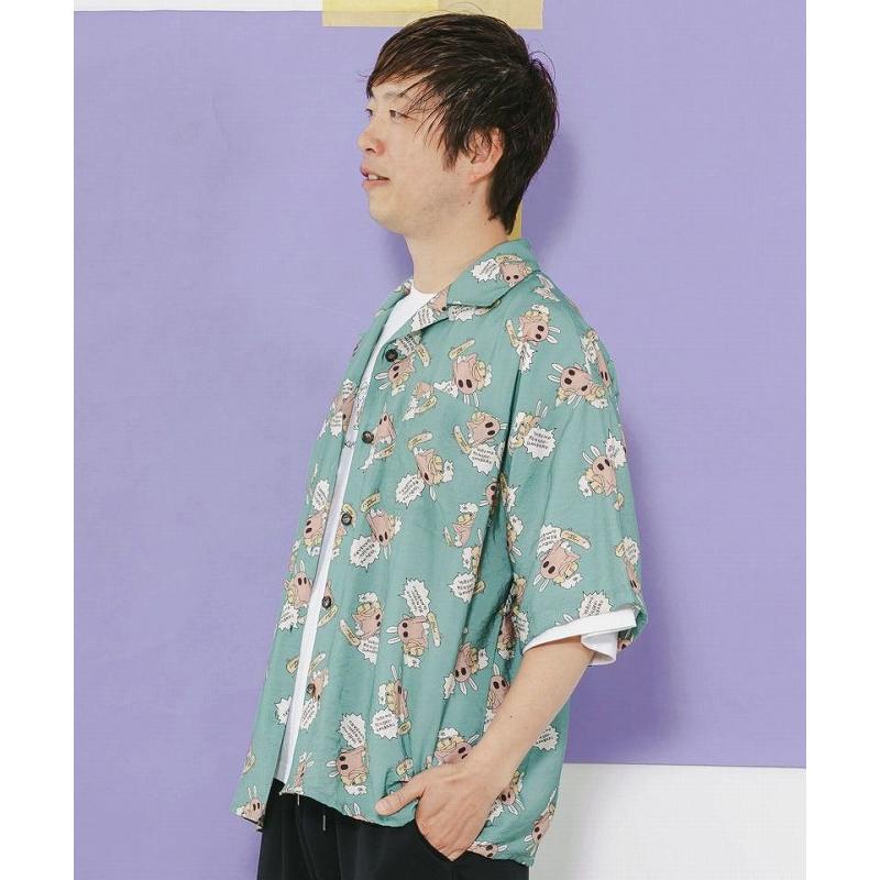 ScoLar Parity シャツ SALE スカラー パリティ 342121 おばけうさぎ柄レーヨンシャツ トップス カジュアル 原宿系 ...