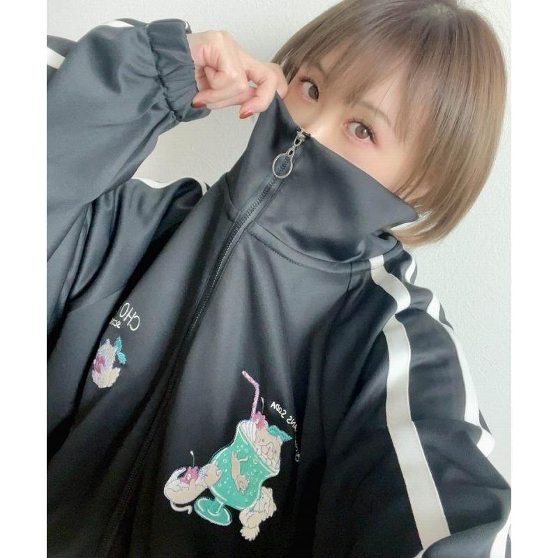 ジャージ 新作 ScoLar Parity スカラー パリティ 351111 桜咲千依さんコラボ第4弾 ちょこにゃんず刺繍ジャージ ストリート ...