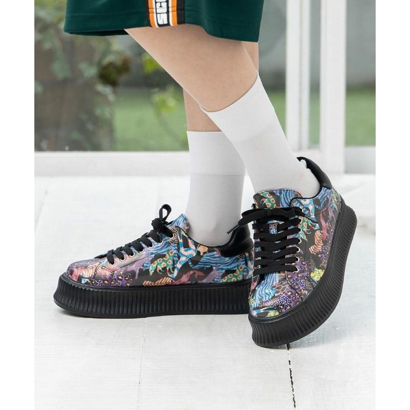 ScoLar シューズ 新作 スカラー SS-190 アニマル総柄厚底スニーカー 靴 カジュアル ポップ メルヘン 個性的 原宿系 : Pappa Duduu - 通販 - Yahoo!ショッピング