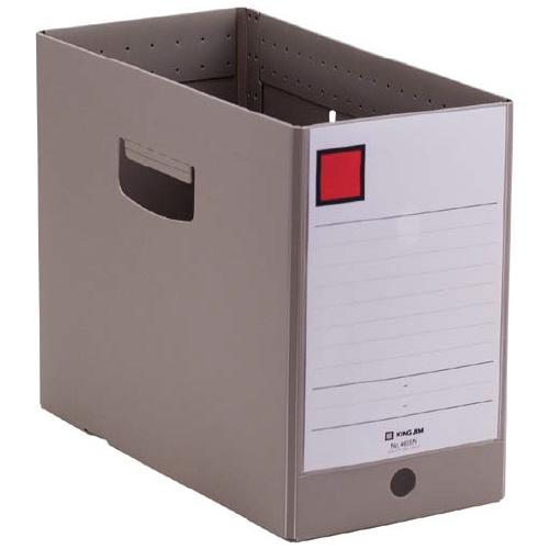 KING JIM ファイルボックス キングジム GボックスPP A4横 150mmグレー 4635N-GY : 文具屋さん - 通販 - Yahoo!ショッピング