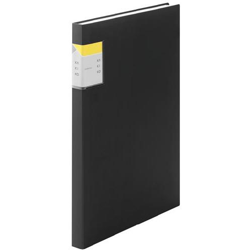KING JIM クリヤーブック キングジム クリア−ファイル カキコ 黒 A4縦 小口20枚（40ポケット） 8632W-BK : 文具屋さん - 通販 - Yahoo!ショッピング