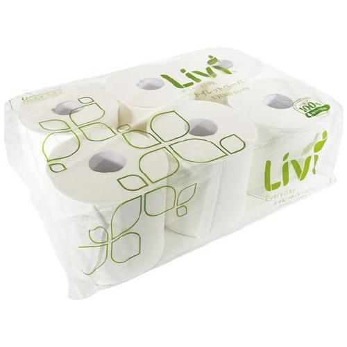 ユニバーサル・ペーパー トイレットペーパーユニバーサル・ペーパーリビィ トイレットペーパー 107mm×170m シングル6ロール8366 : 文具屋さん - 通販 - Yahoo!ショッピング