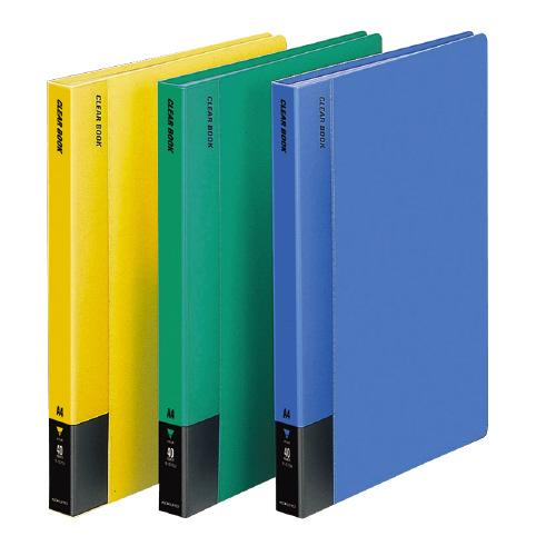 KOKUYO コクヨ クリヤーブック A4縦 固定式40枚ポケット 緑 ラ-570G : 文具屋さん - 通販 - Yahoo!ショッピング