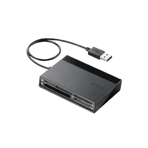 ELECOM（エレコム） USBハブ付きカードリーダー ブラック MR-C24BK : 文具屋さん - 通販 - Yahoo!ショッピング
