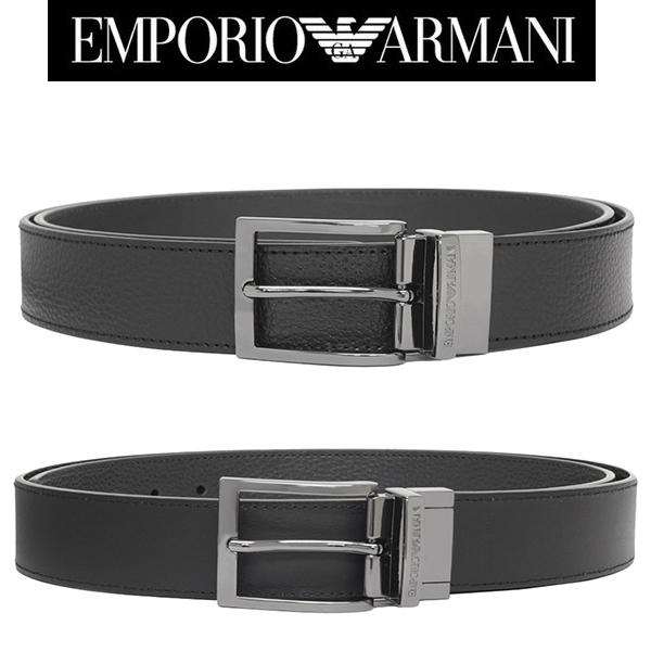 EMPORIO ARMANI エンポリオアルマーニ ベルト メンズ リバーシブル Y4S195 YLO8J 80741 新品 : ブランド 靴 ...