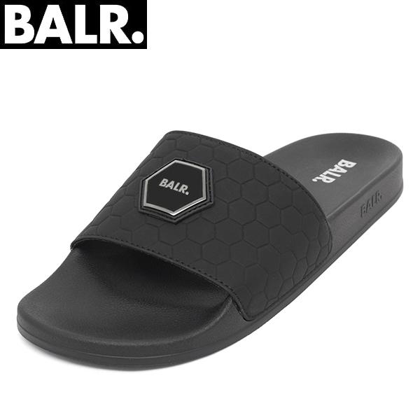 BALR.（ボーラー） BALR サンダル メンズ シャワーサンダル ブラック サイズ41 BEACH SLIDE B1520 1004 新品 ...