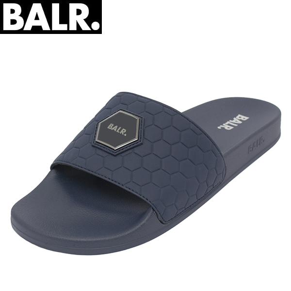 BALR.（ボーラー） BALR サンダル メンズ シャワーサンダル ネイビー サイズ44 BEACH SLIDE B1520 1004 新品 ...