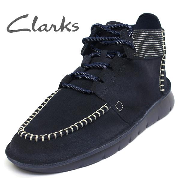 Clarks クラークス 靴 メンズ ミドル ハイカット スニーカー ネイビー CLARKS Colehill Mid : ブランド 靴 バッグ パラディー - 通販 - Yahoo!ショッピング