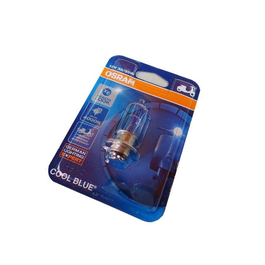 OSRAM COOL BLUE バイク用ヘットライトバルブ 12V35/35W 口金T-19 PH7 4000K（ケルビン）相当 輝度：20 ...